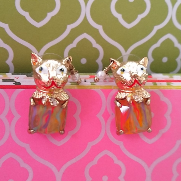 Jewelry | Adorable Pierced Kitty Cat Earrings | Poshmark